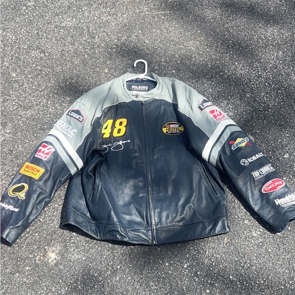 Wilsons Leather | Jackets & Coats | Jimmy Johnson Nascar Nextel Leather ...